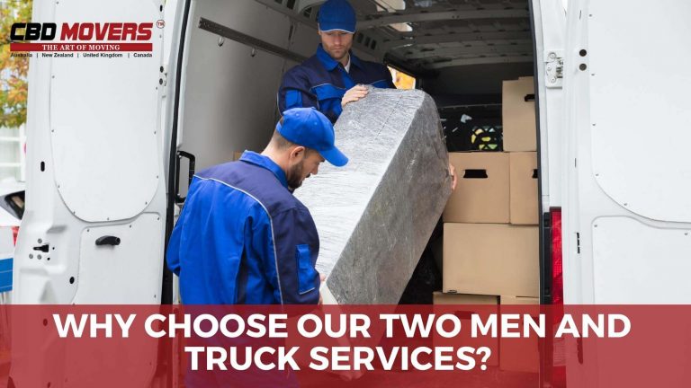 Affordable Two Men and Truck Services | CBD Movers Adelaide